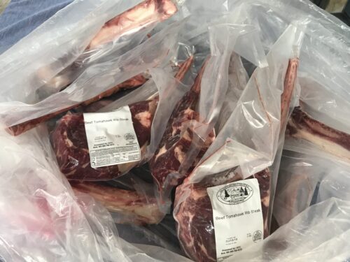 Beef Tomahawk Steak - The Honest Bison