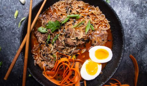 Bison Short Ribs Instant Pot Ramen - The Honest Bison